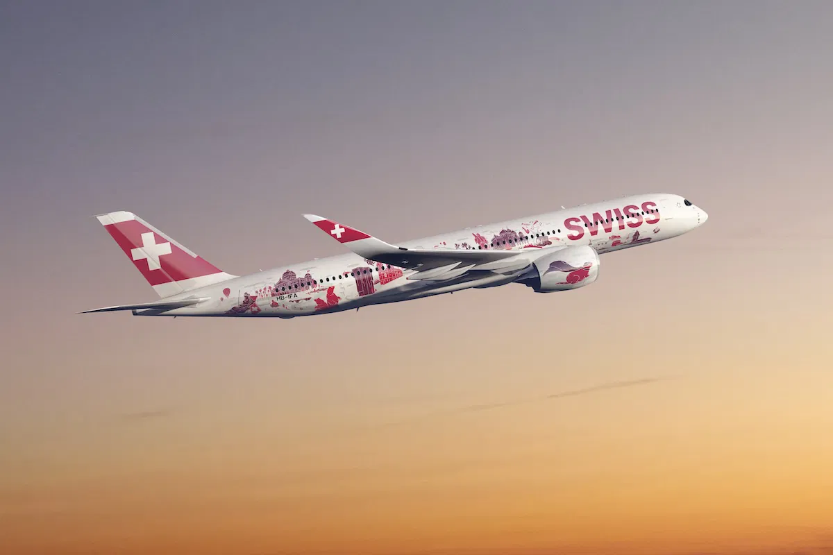 Le premier vol passager de l'Airbus A350 de SWISS marque une nouvelle ...